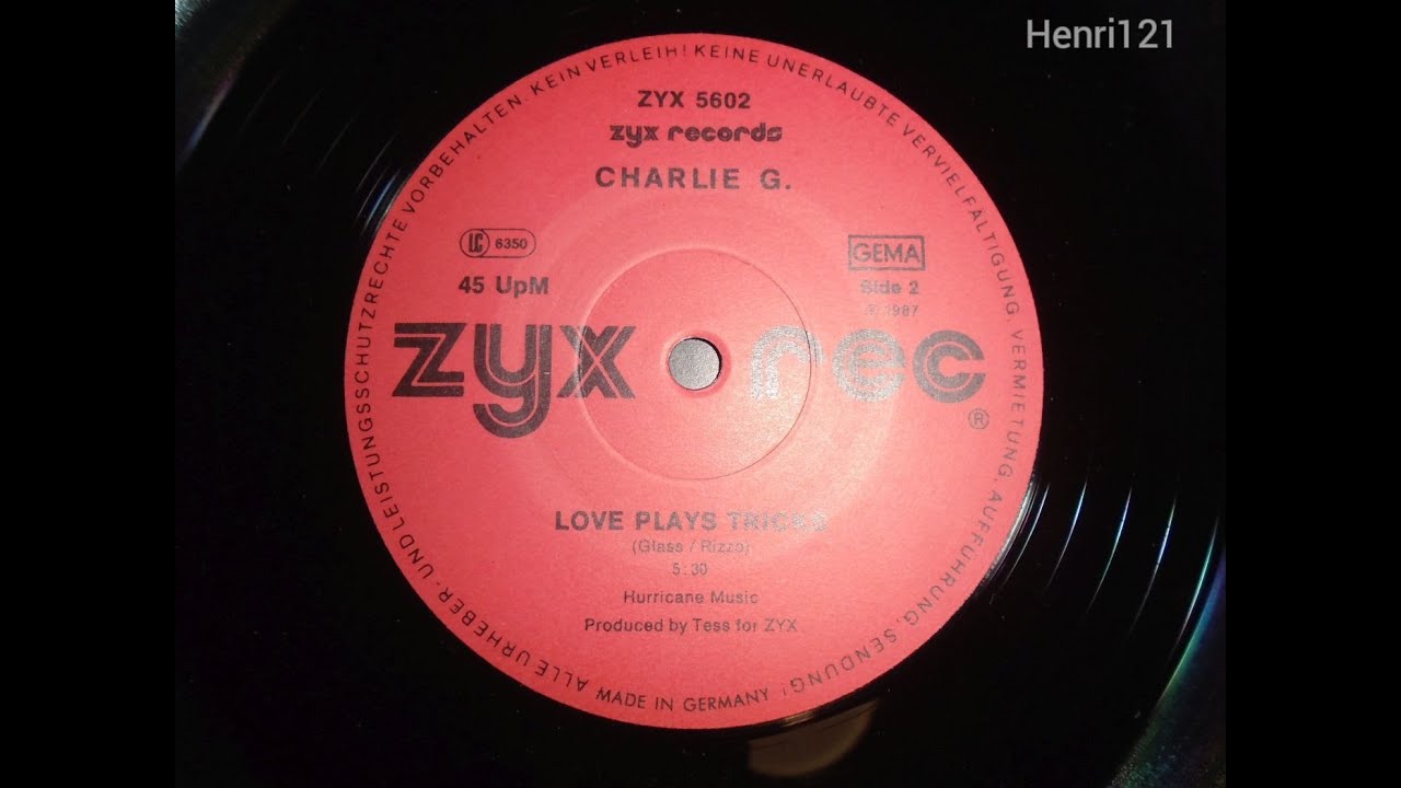 Love Plays Tricks - Charlie G (1987) - YouTube