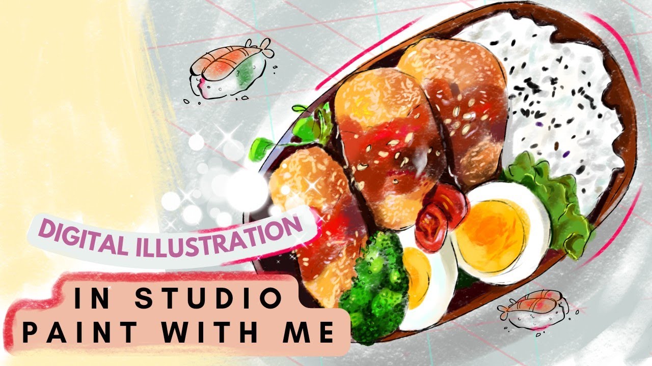 BENTO BOX PAINTING🤤 Get your pens out! - YouTube