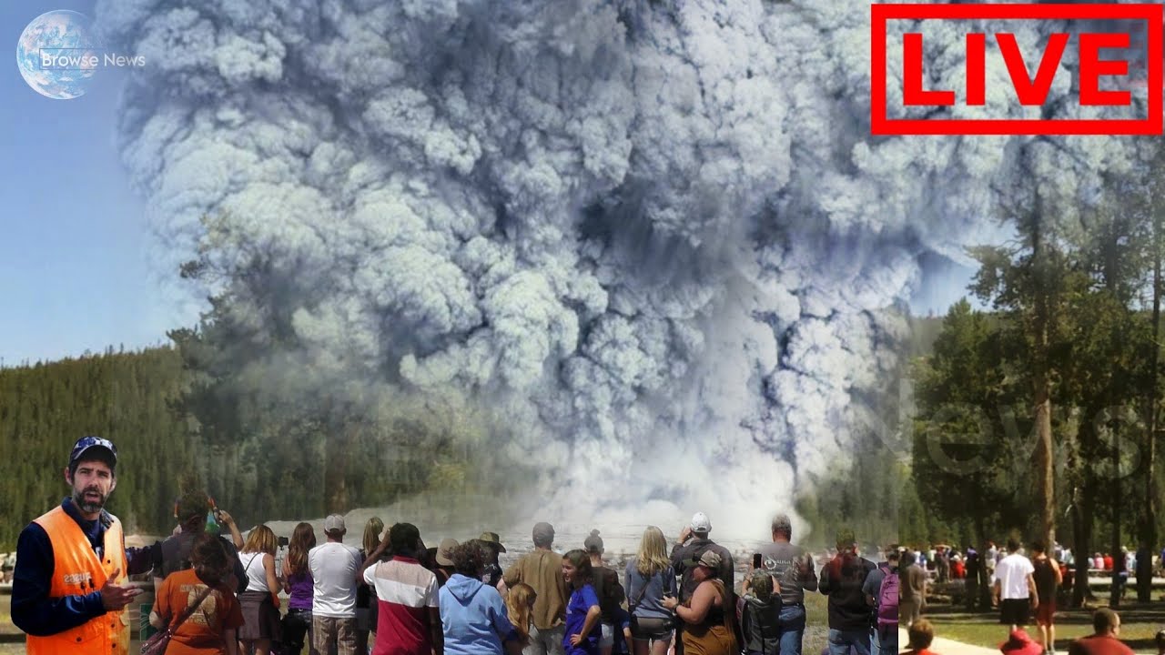 Terrifying! 2nd Explosion Of Giant Geyser In Yellowstone Park, Destroys ...