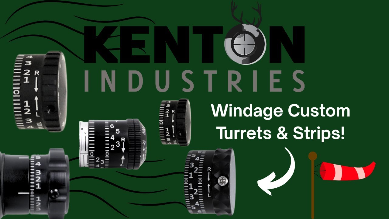 Kenton Custom Windage Turrets & Strips(SHORT) - YouTube