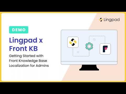 How to Get Started with Front Knowledge Base Localization for Admins - YouTube