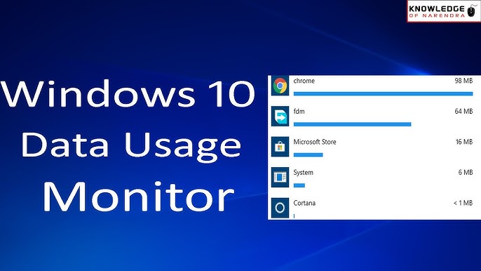 How To Monitor Network Usage In Windows 10 And Save Your Data How To