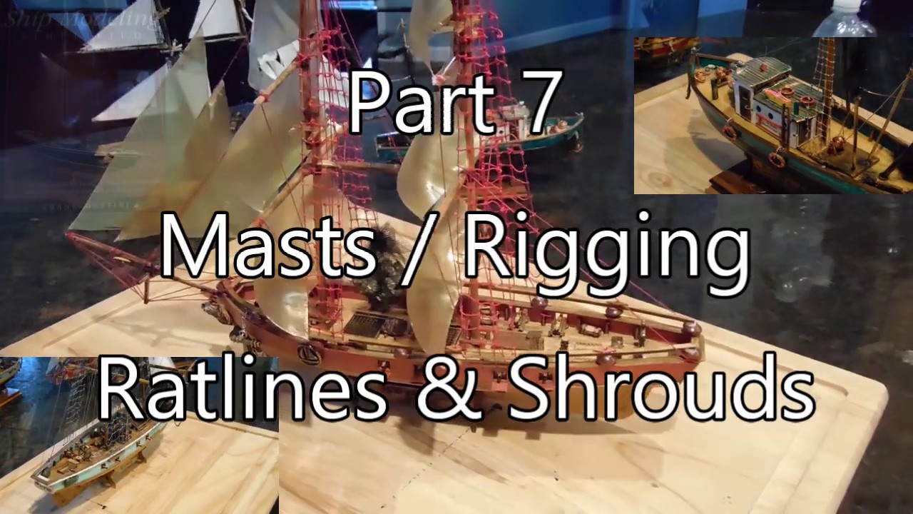 Wooden Model Ship Build Part 7 - YouTube