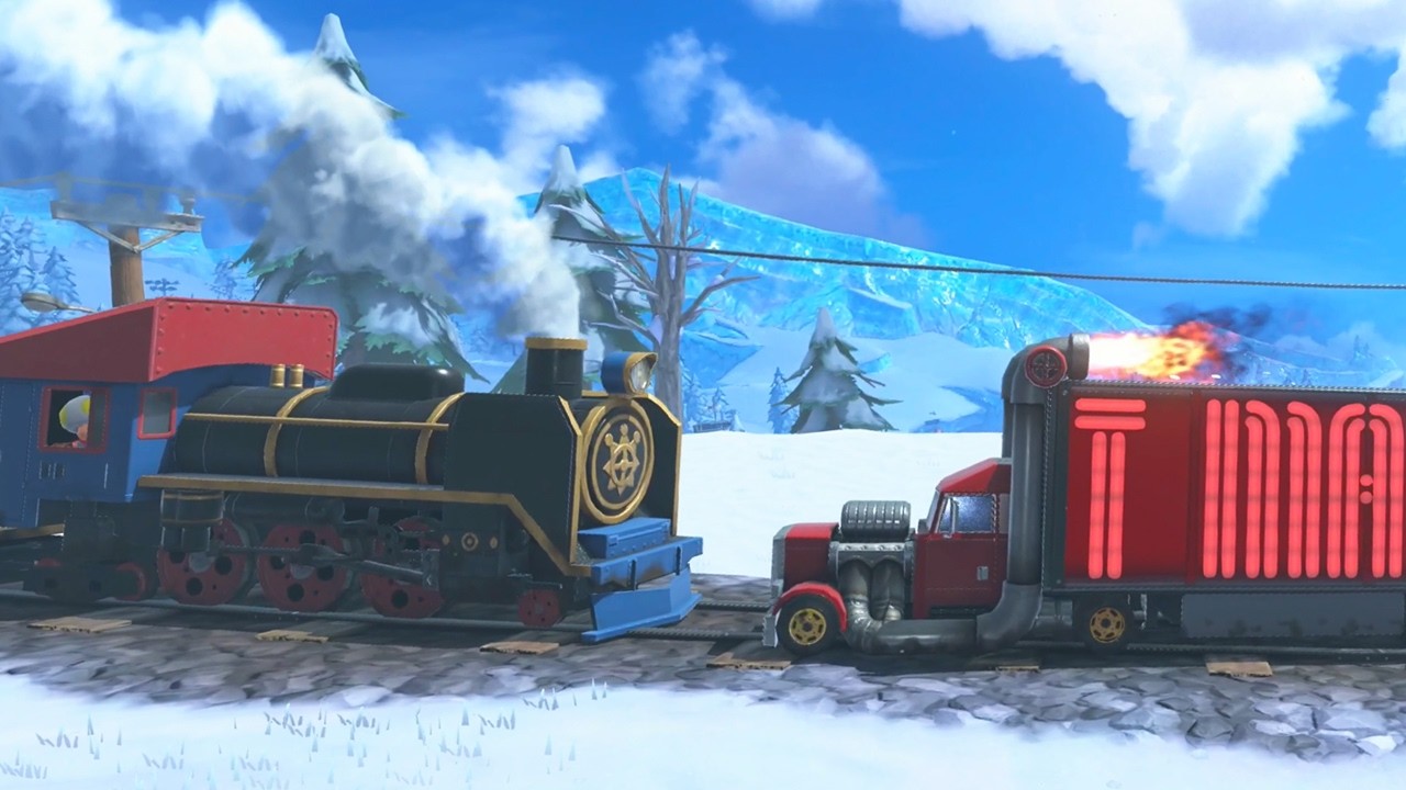 Mario Kart World - What If You Crash a Truck into a Train? - YouTube