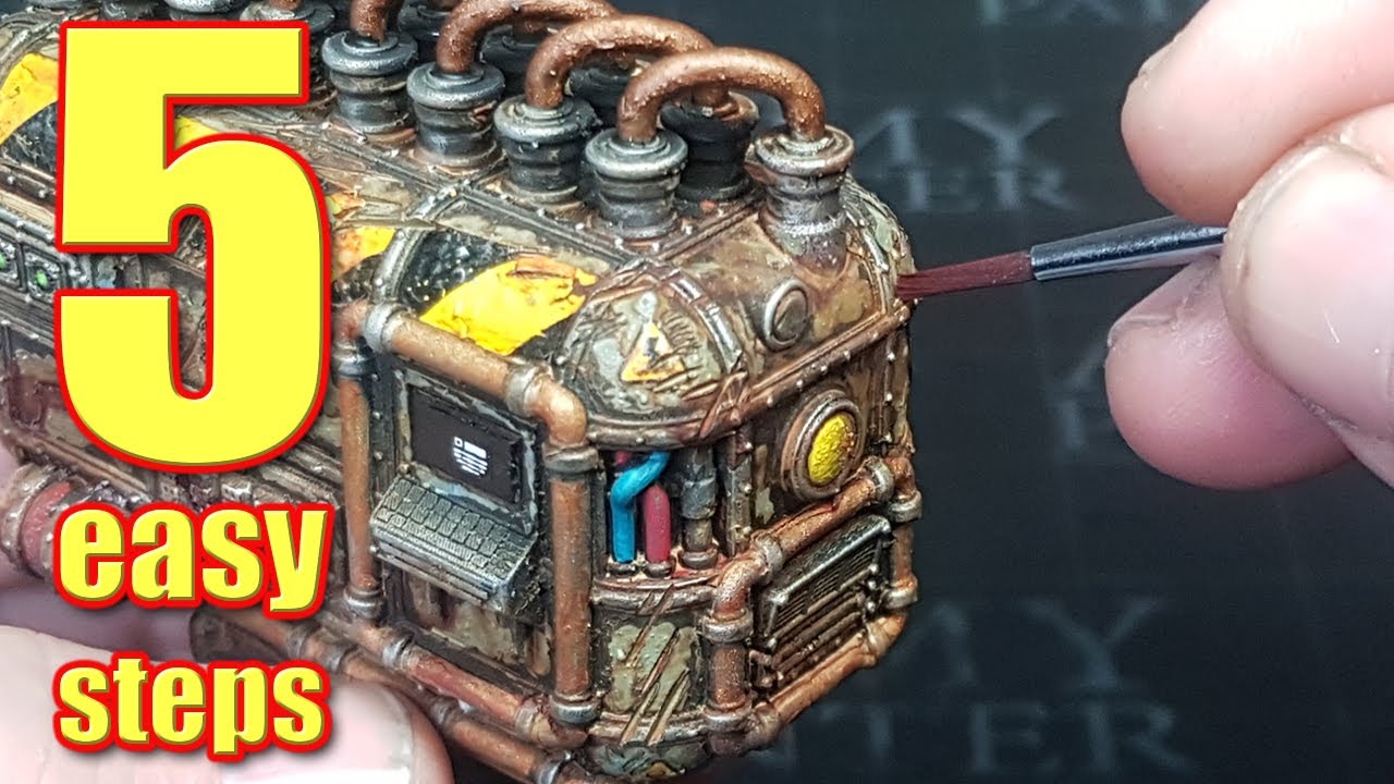 HOW to Paint Scatter Terrain in Under 10 Minutes!!! - YouTube