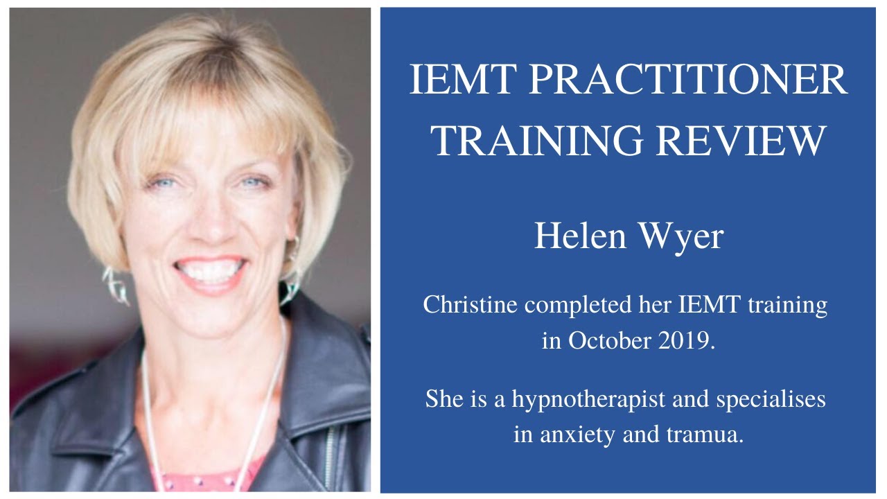 IEMT Practitioner interview with Helen Wyer - YouTube