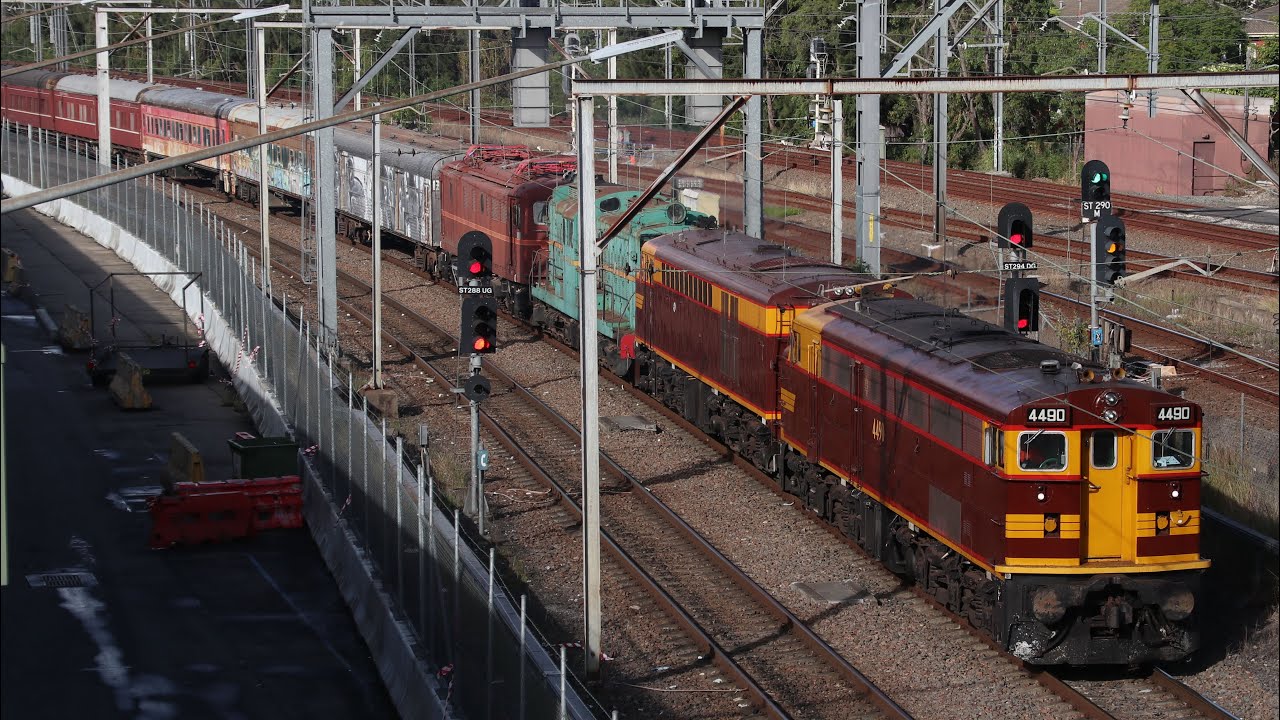 「4K60fps」THNSW 41 & 46 Class transfer with 44 & 43 Classes - Homebush ...