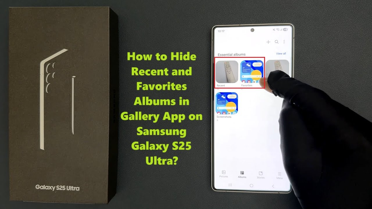 How to Hide Recent and Favorites Albums in Gallery App on Samsung ...