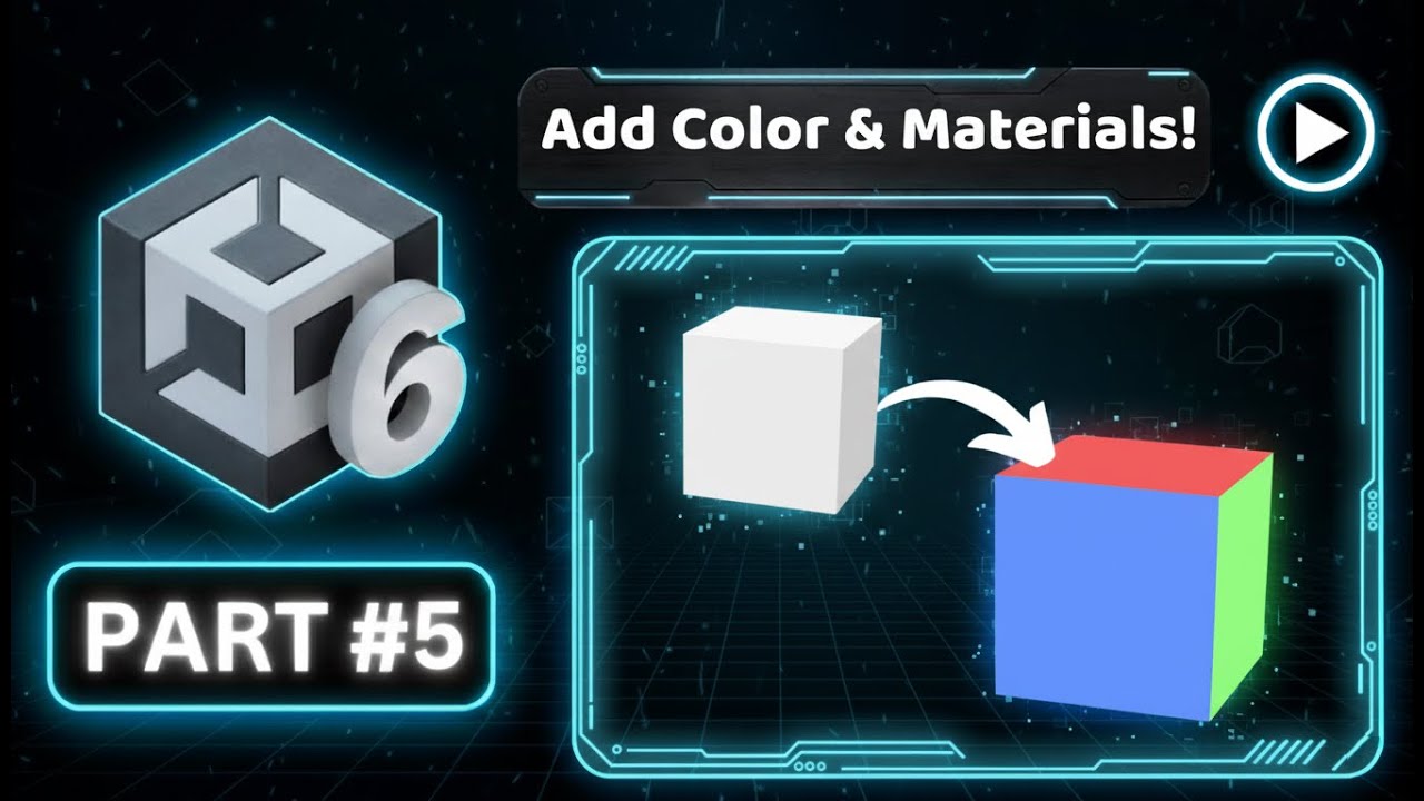From Grey to Great: A Simple Guide to Unity 6 Materials - YouTube