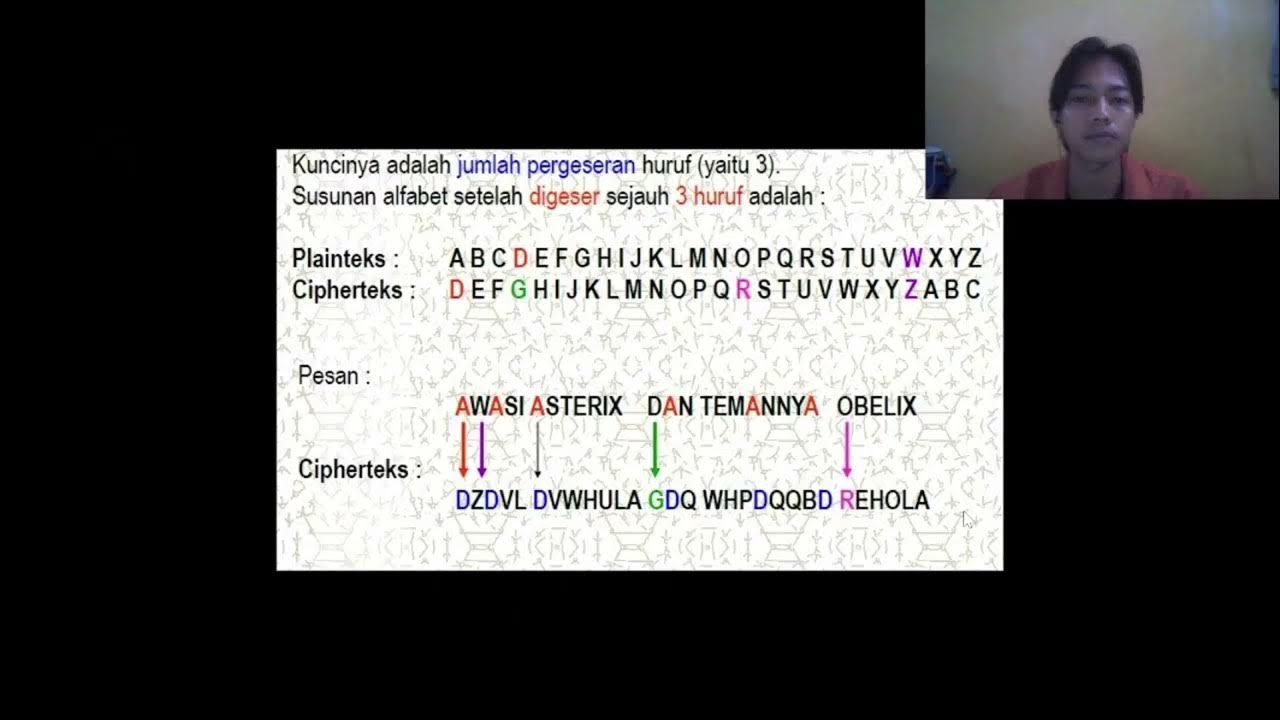 Penerapan Pengenkripsian menggunakan Caesar Cipher Menggunakan Bahasa Pemograman Python - YouTube