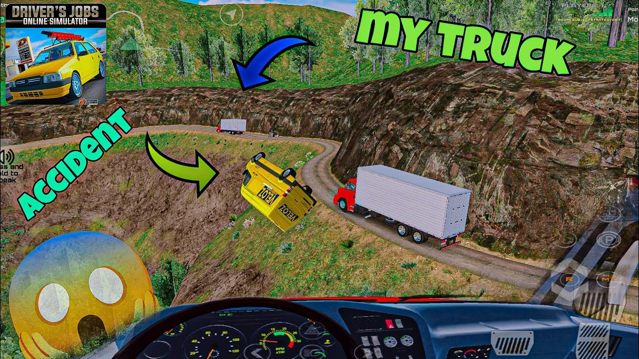 accident 😭||drivers Job online|| multiplayer mod 2😡 bus and 1 truck 🚛 ...