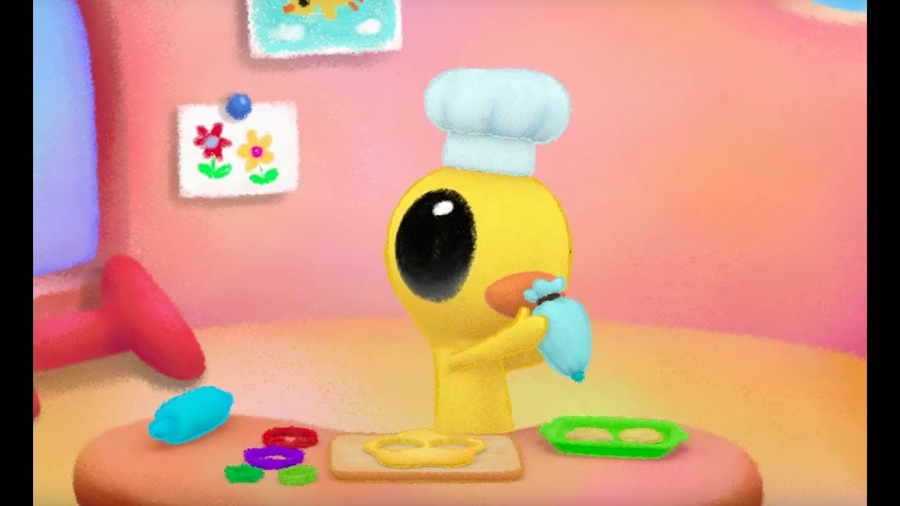 [Barnacle Lou] EP.6 Jambo's Cookie - Baking Cookie - Bird Animation ...
