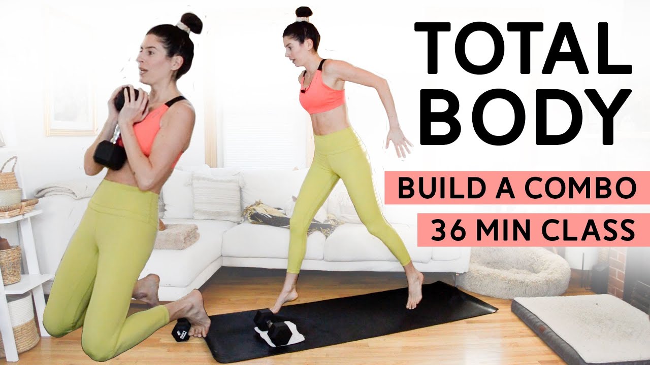 Total Body Workout with Single Heavy Weight (36 Min Class) - Build a ...