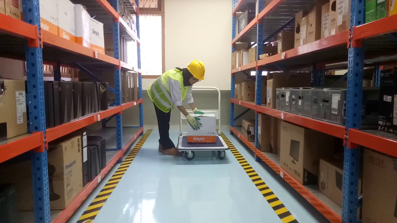 Cara Penggunaan Hand Trolley - YouTube