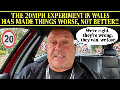 THE WELSH 20MPH EXPERIMENT HAS MADE THINGS WORSE NOT BETTER ACCORDING TO OFFICIAL STATISTICS!!!!!