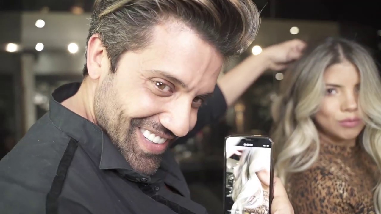 Paso a paso para hacer el Balayage GABRIEL SAMRA - YouTube