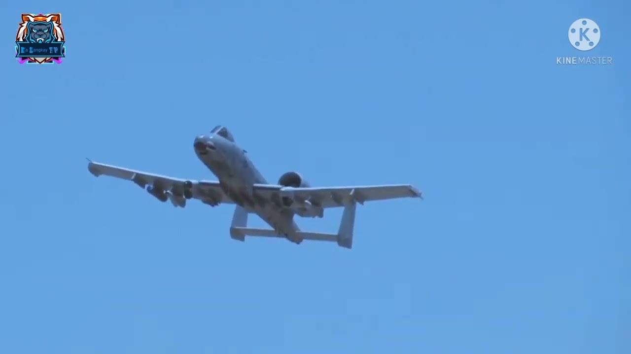 A-10 Warthog the Most Aggressive in action, Sound Barrier breaks and ...