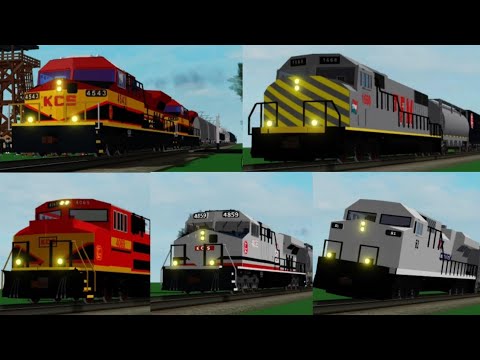 Railfanning KCSM,TFM at Reynosa Tamaulipas (Roblox) - YouTube