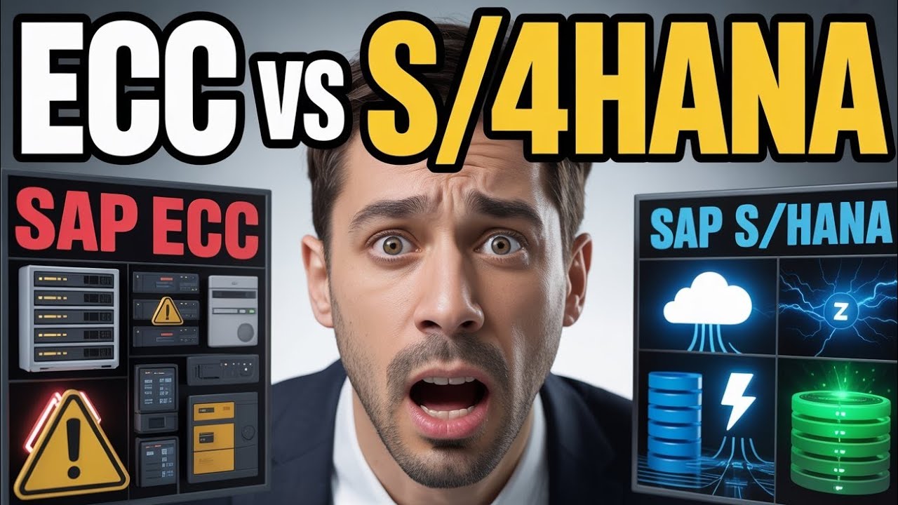 SAP ECC vs S/4HANA 🔥 Full Comparison | Why SAP ECC Is Ending in 2027 ...