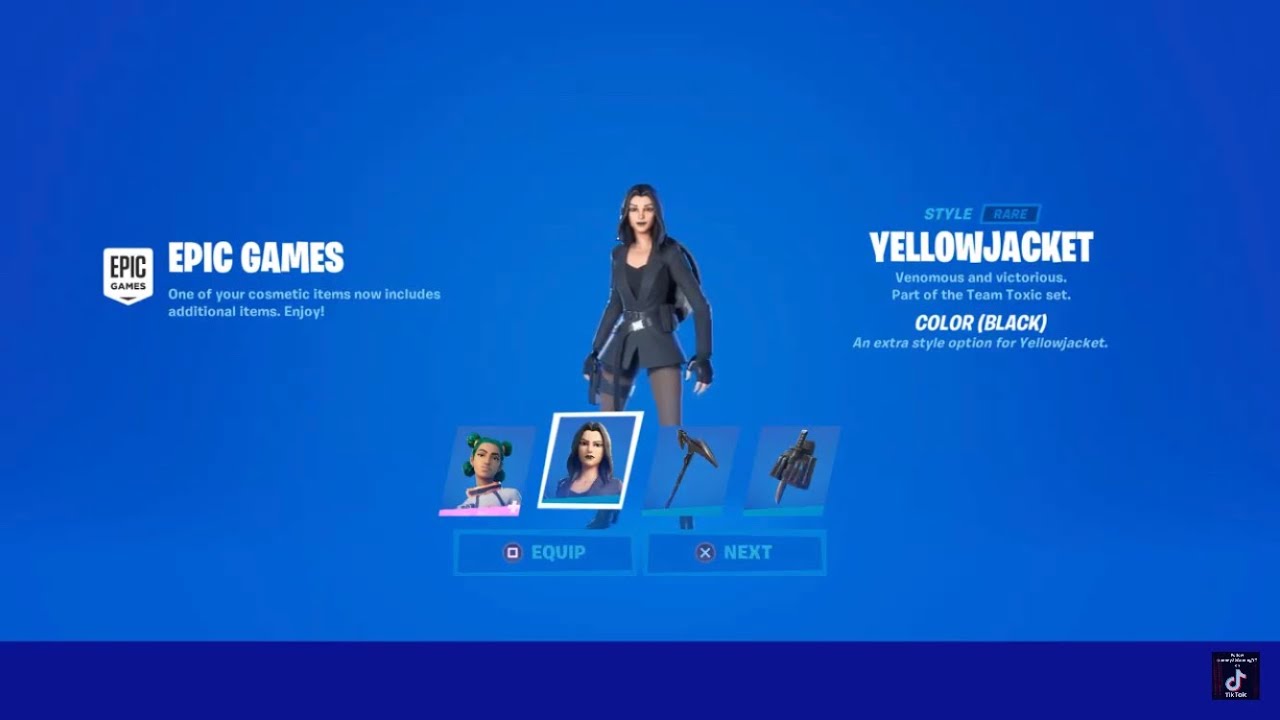 NEW STYLE FOR THE YELLOW JACKET SKIN FORTNITE LIVE/440+WINS/14,000 ...