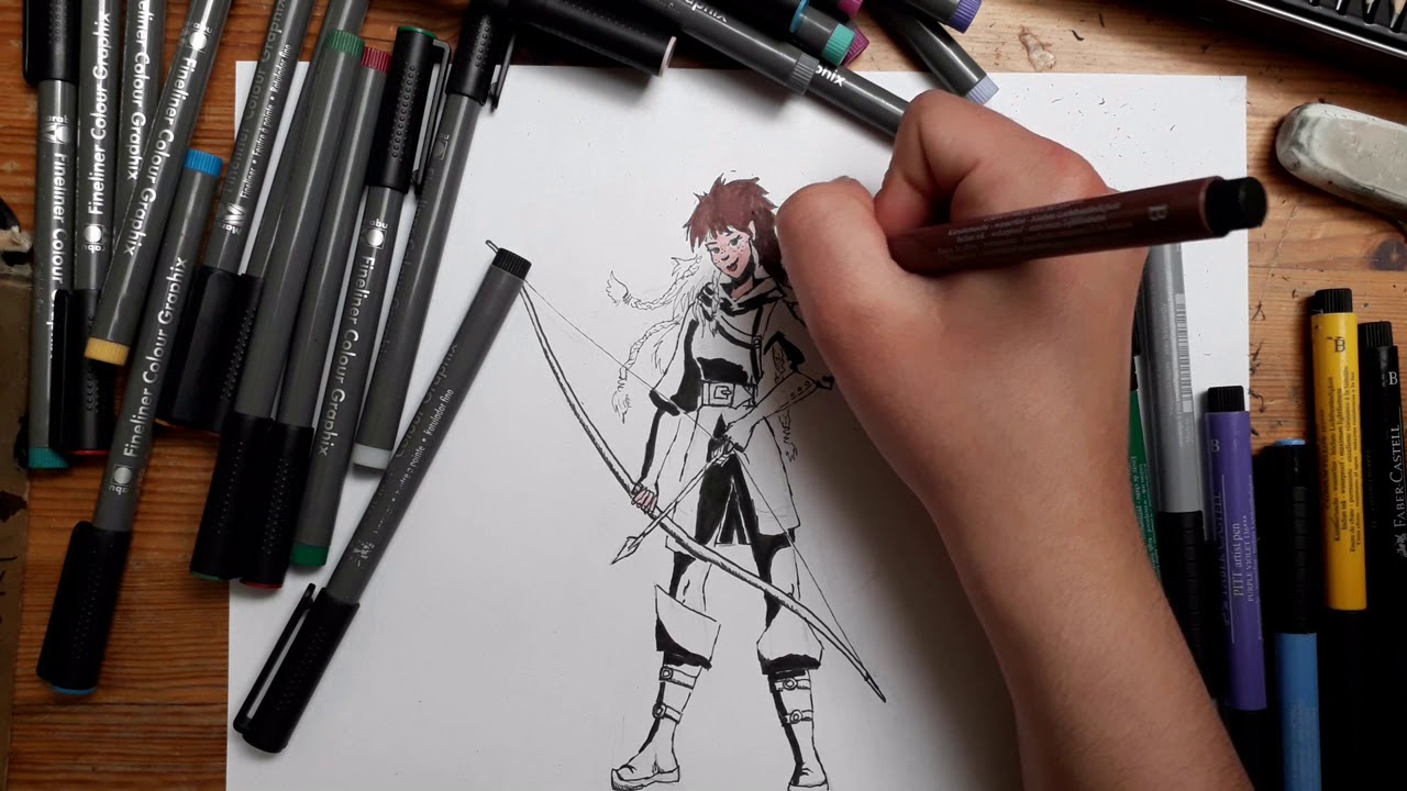 Amazing character drawing! | part 2 - YouTube