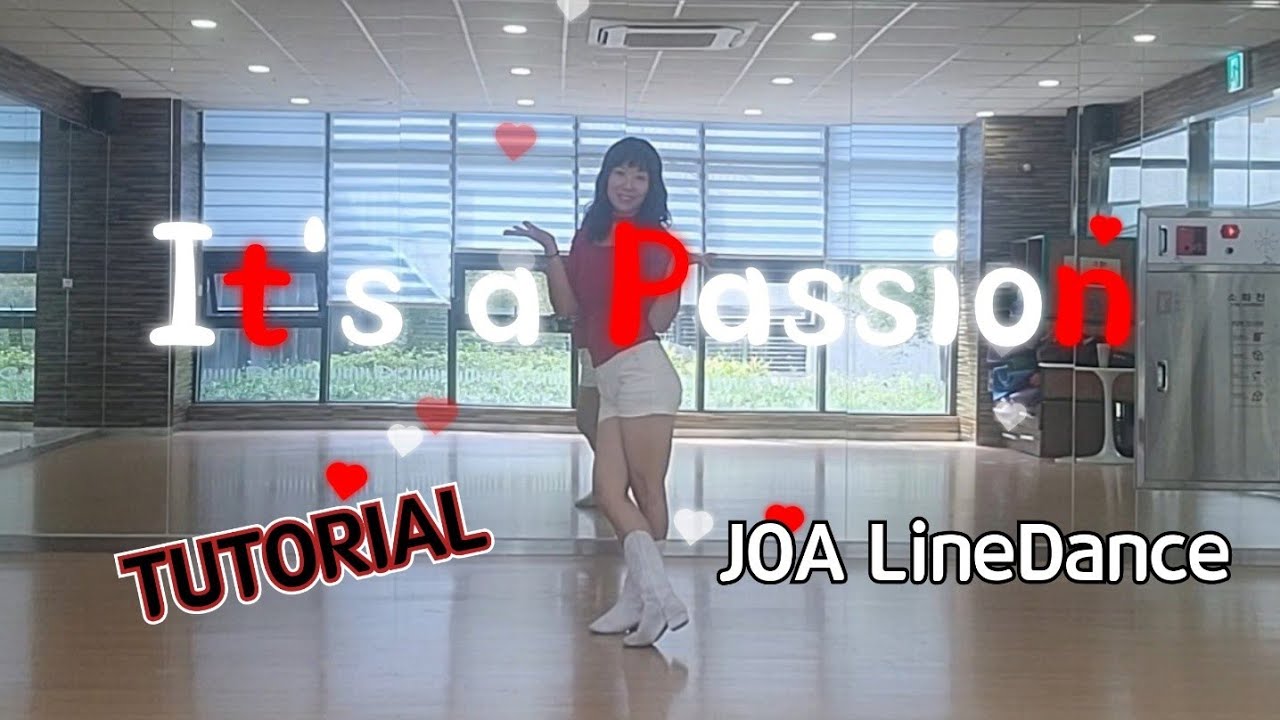 It's a Passion LineDance(Tutorial) (Absolute Beginner)#평택조아라인 댄스설명 #왕초보 ...
