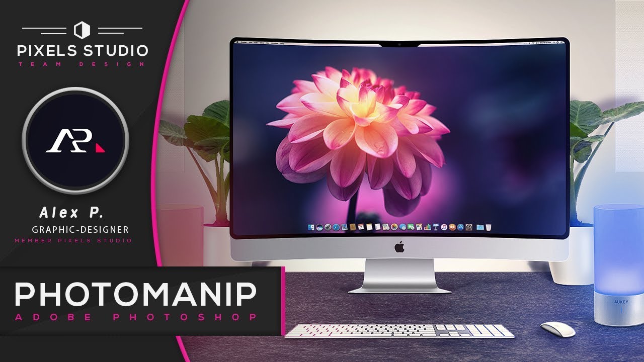 SPEED ART CURVED iMAC X - YouTube