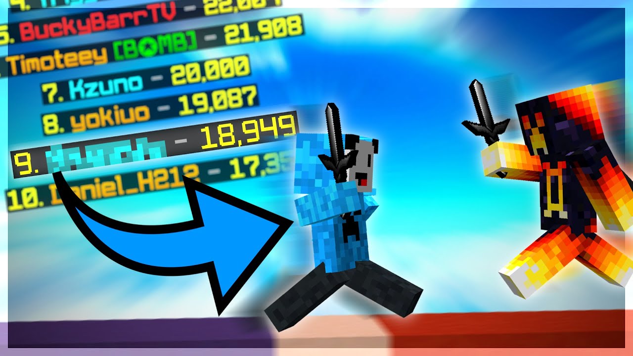 Beating A Hypixel Bridge LEADERBOARD PLAYER | Stream Highlights - YouTube