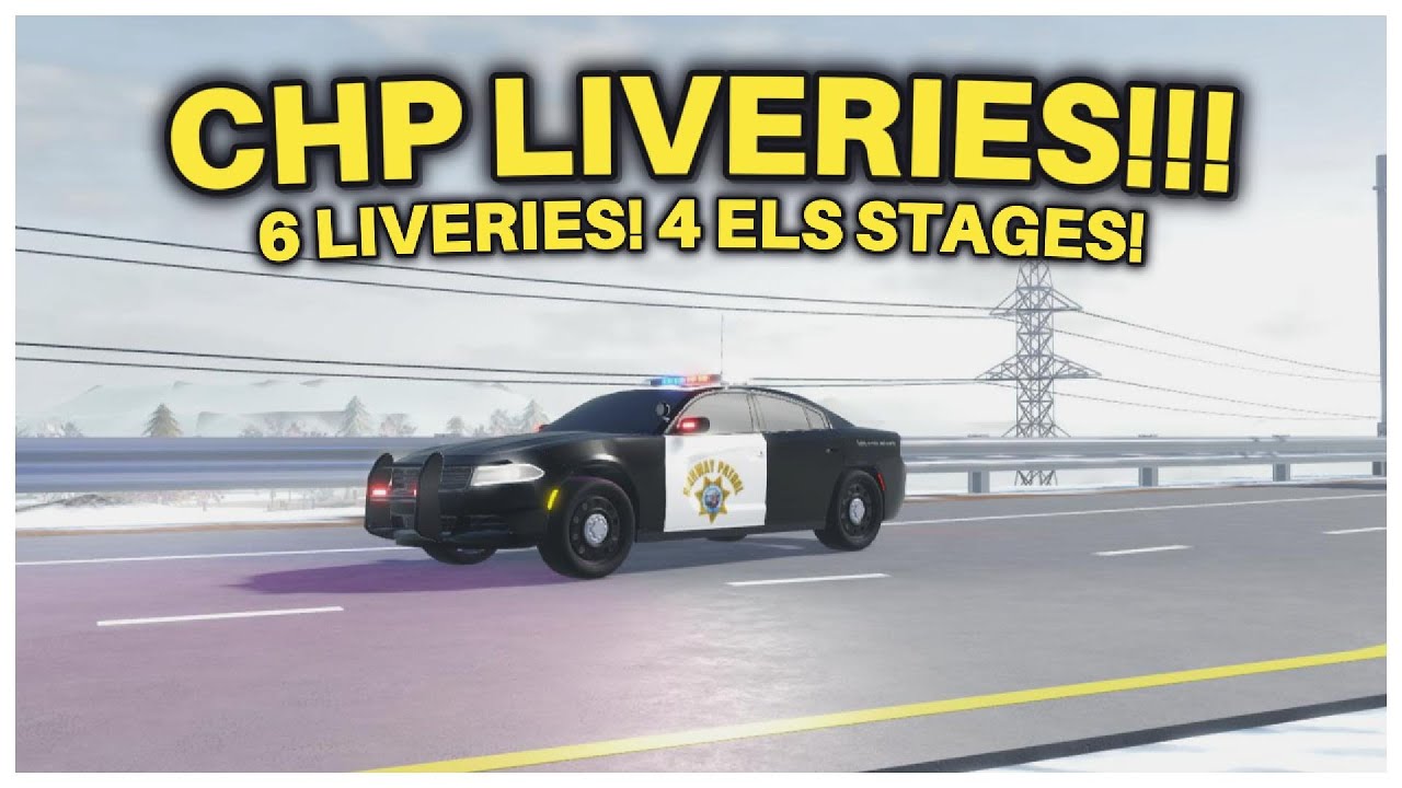 NEW CHP Livery & ELS Codes | Emergency Response: Liberty County - YouTube