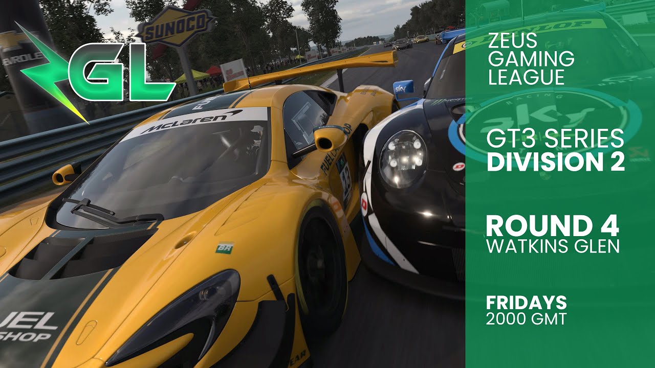 ZGL | GT7 | GT3 Division 2 | Round 4: Highlights - Watkins Glen - YouTube