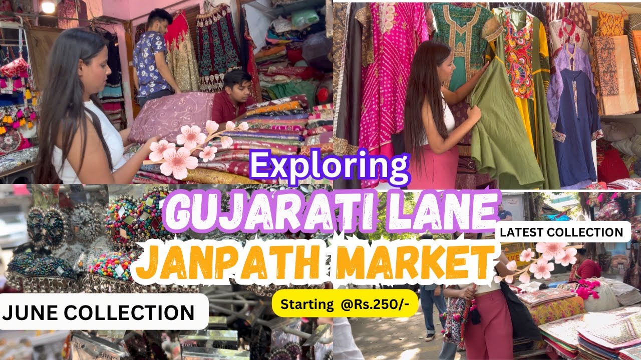 Janpath Market Gujarati Lane🦋| Boho Bags,Afghani jewellery|| Janpath ...