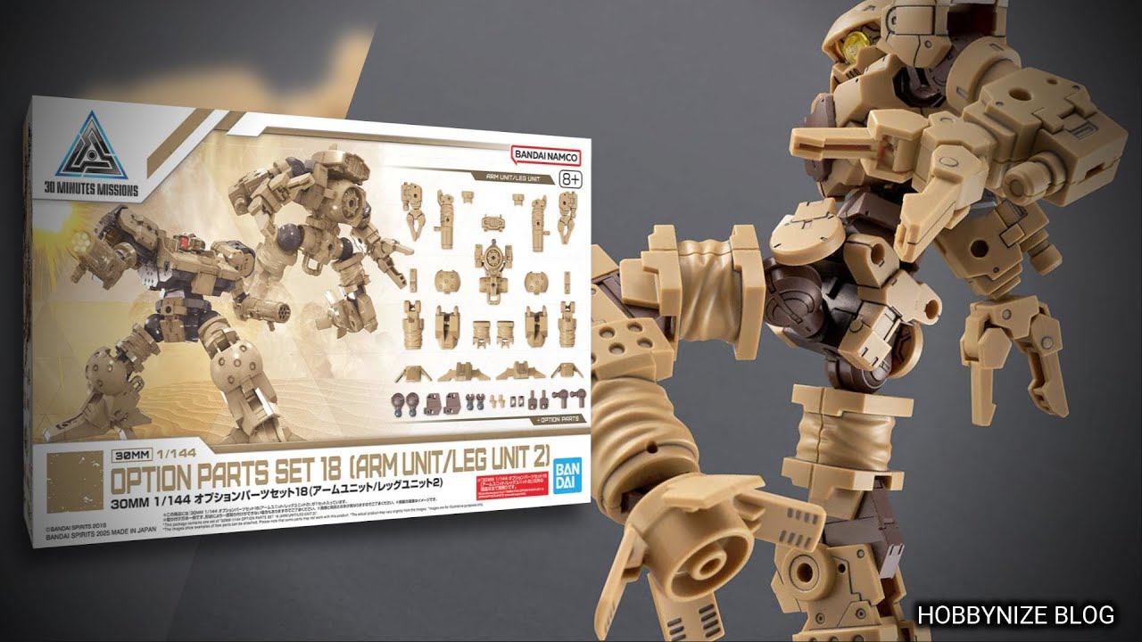30MM 1/144 Option Parts Set 18 (Arm Unit / Leg Unit 2) / 30 MINUTES ...