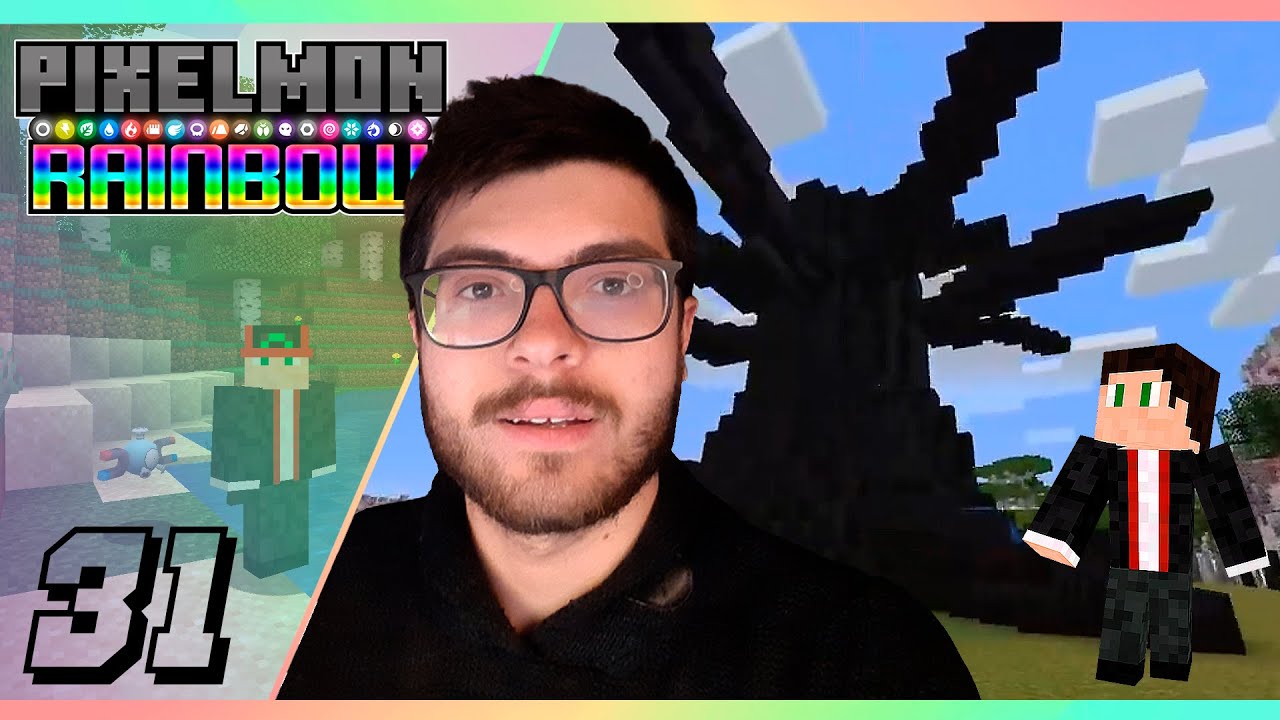 FIZ MAIS GALHOS NA ÁRVORE GIGANTE! - Pixelmon Rainbow #31 - YouTube