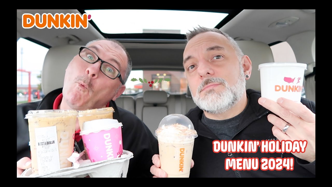Dunkin' Holiday Menu 2024! - YouTube