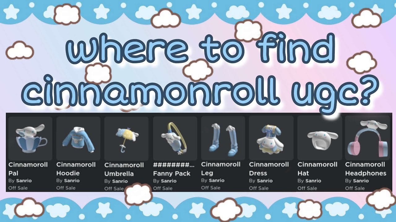 NEWS on Cinnamoroll UGC items / Roblox My Hello Kitty Cafe ...
