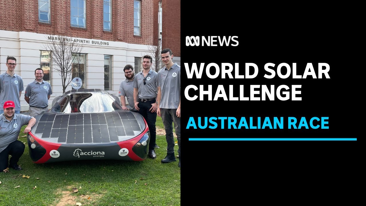 Students revving up for the World Solar Challenge | ABC News - YouTube