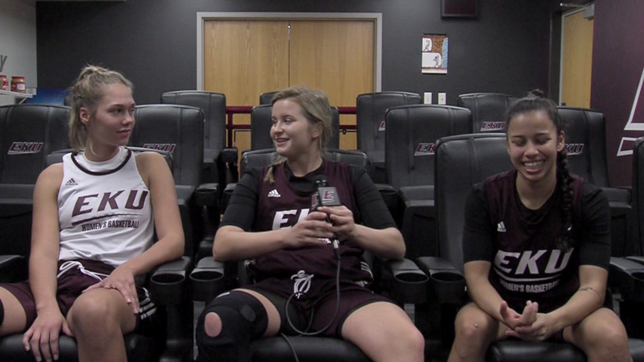Sitting down with EKU Women's Basketball - YouTube