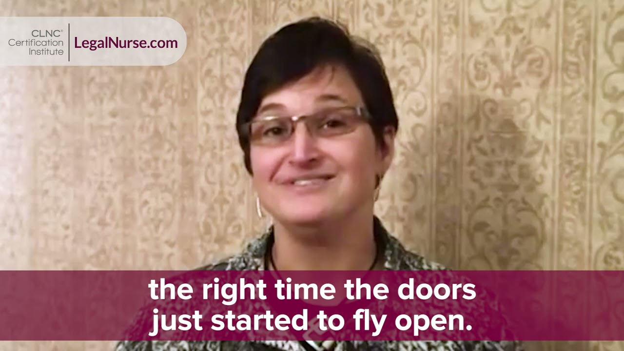Certified Legal Nurse Consultant Success Stories - YouTube