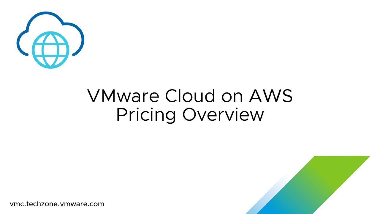 VMware Cloud on AWS Pricing Overview - YouTube
