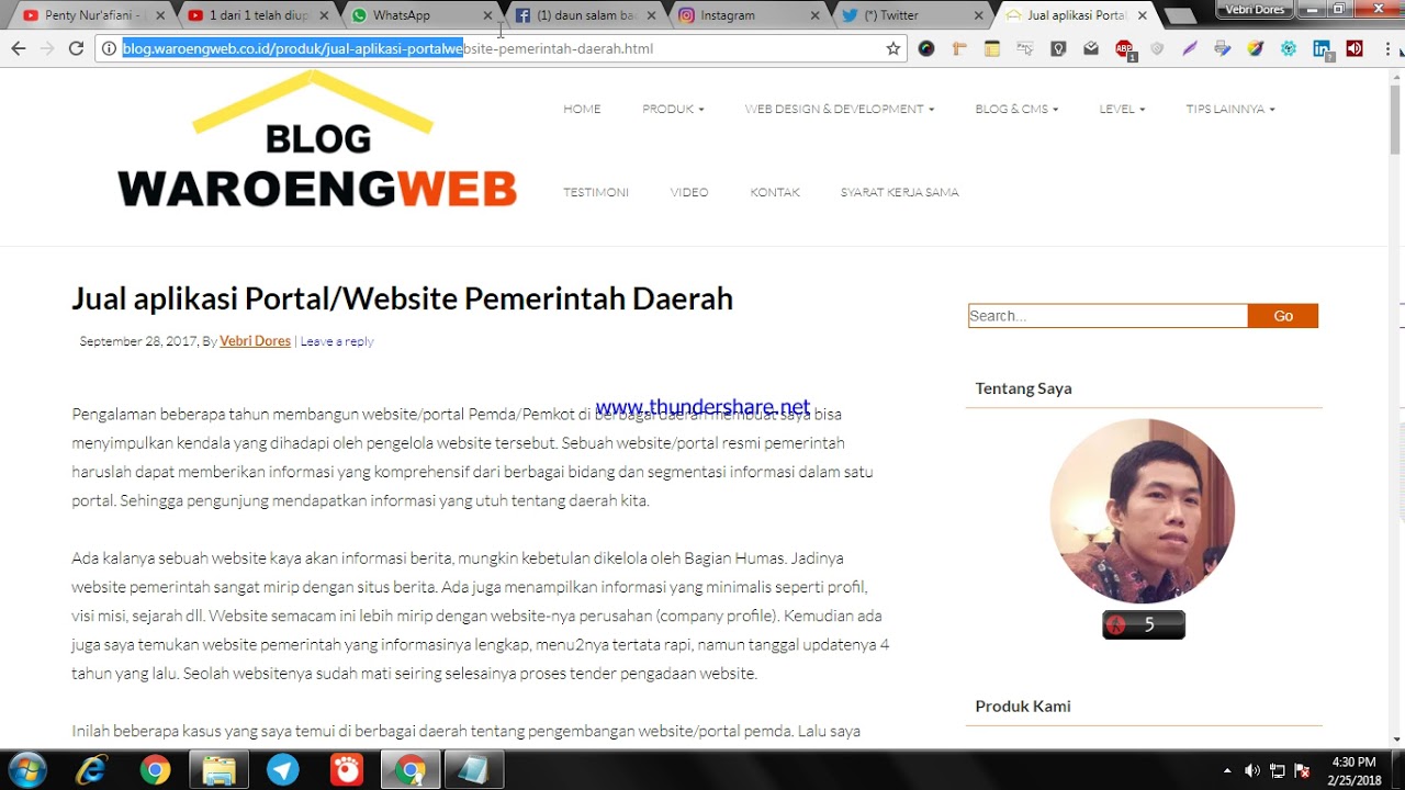 aplikasi Portal Atau Website Pemerintah Daerah - YouTube