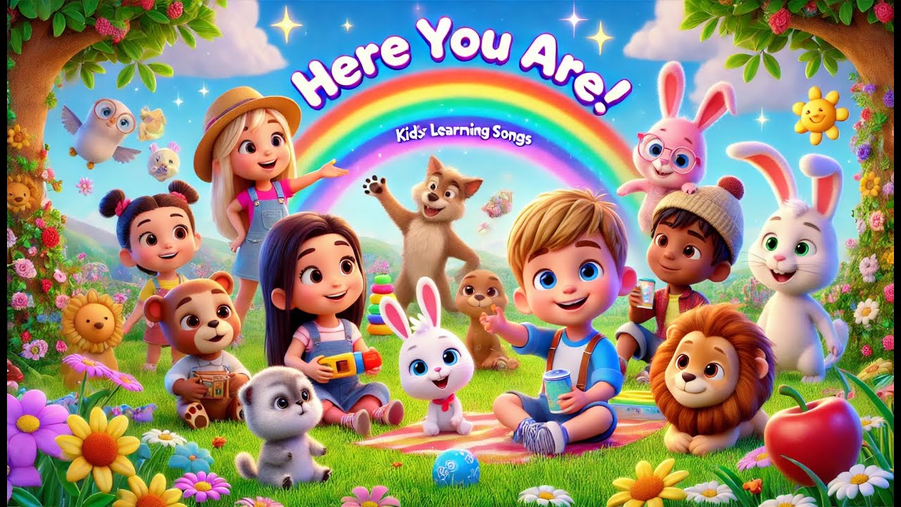 🌟 Here You Are | Fun Kids Song About Sharing & Good Manners 🎶 - YouTube