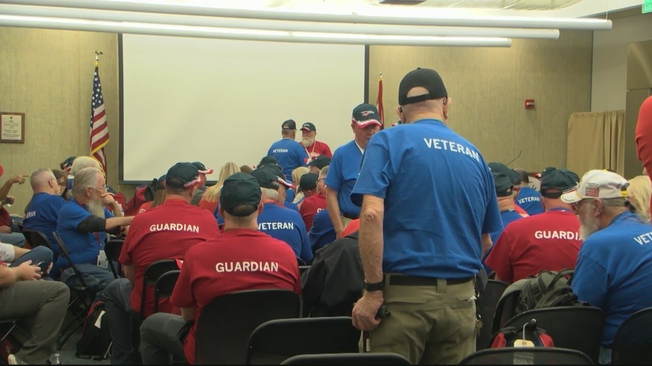 First Honor Flight of the year ready for takeoff - YouTube