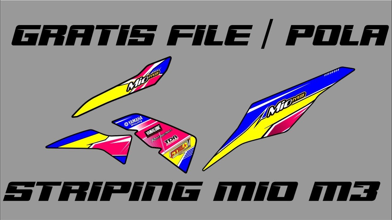 Striping Mio M3 #1 || free download Template - YouTube