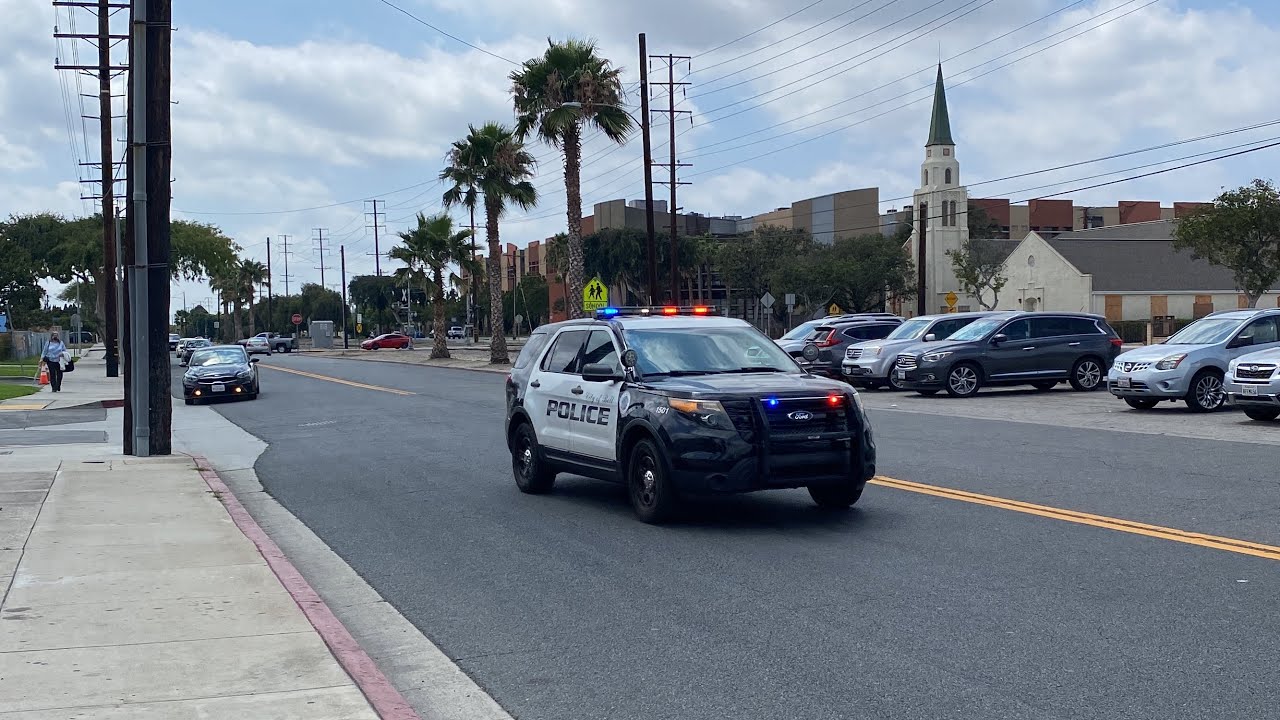 Bell Police Department Ford Explorer Code 3 Responding - YouTube