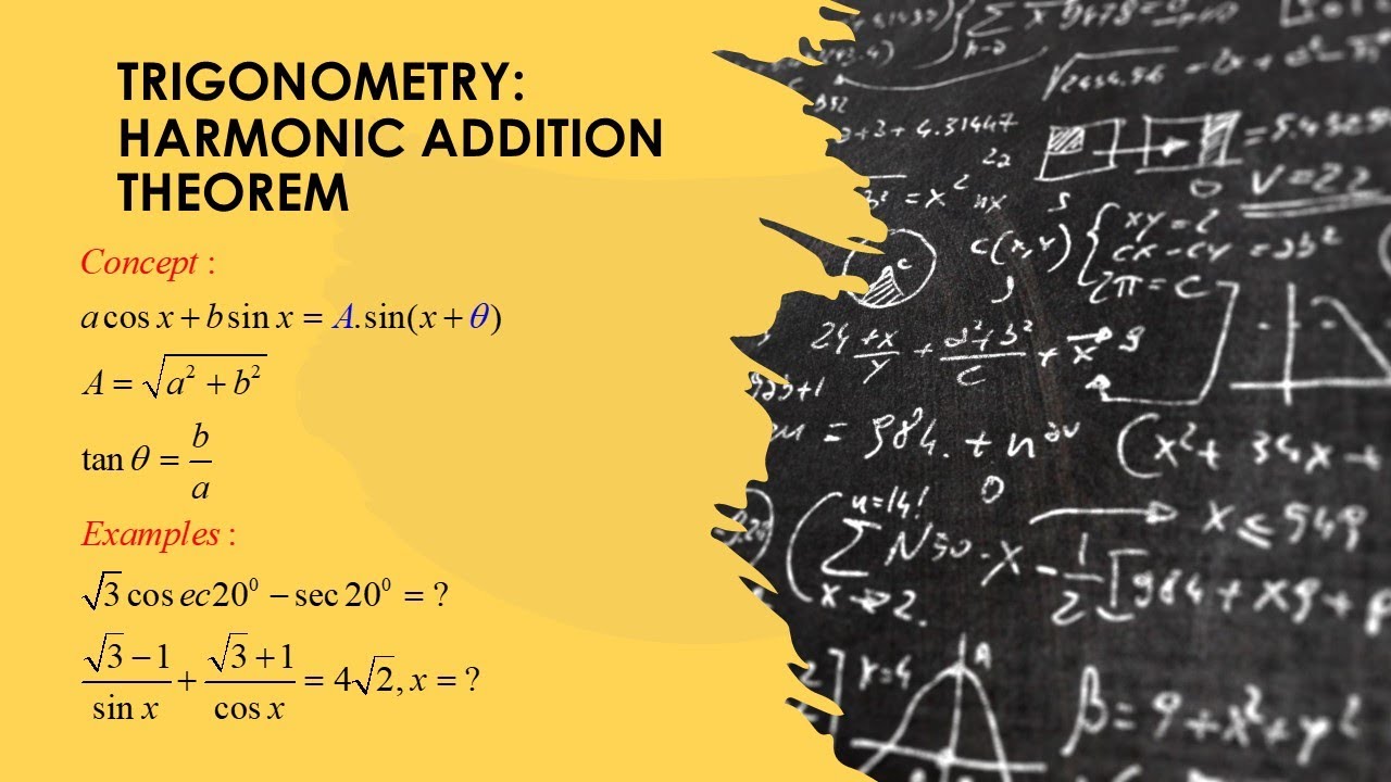 HARMONIC ADDITION THEOREM - YouTube