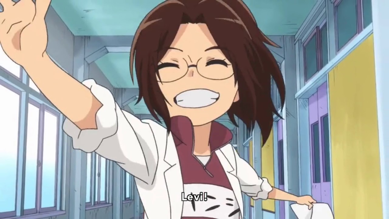 chibi hange zoe yelling "LEVIIIIIIIIII" - YouTube