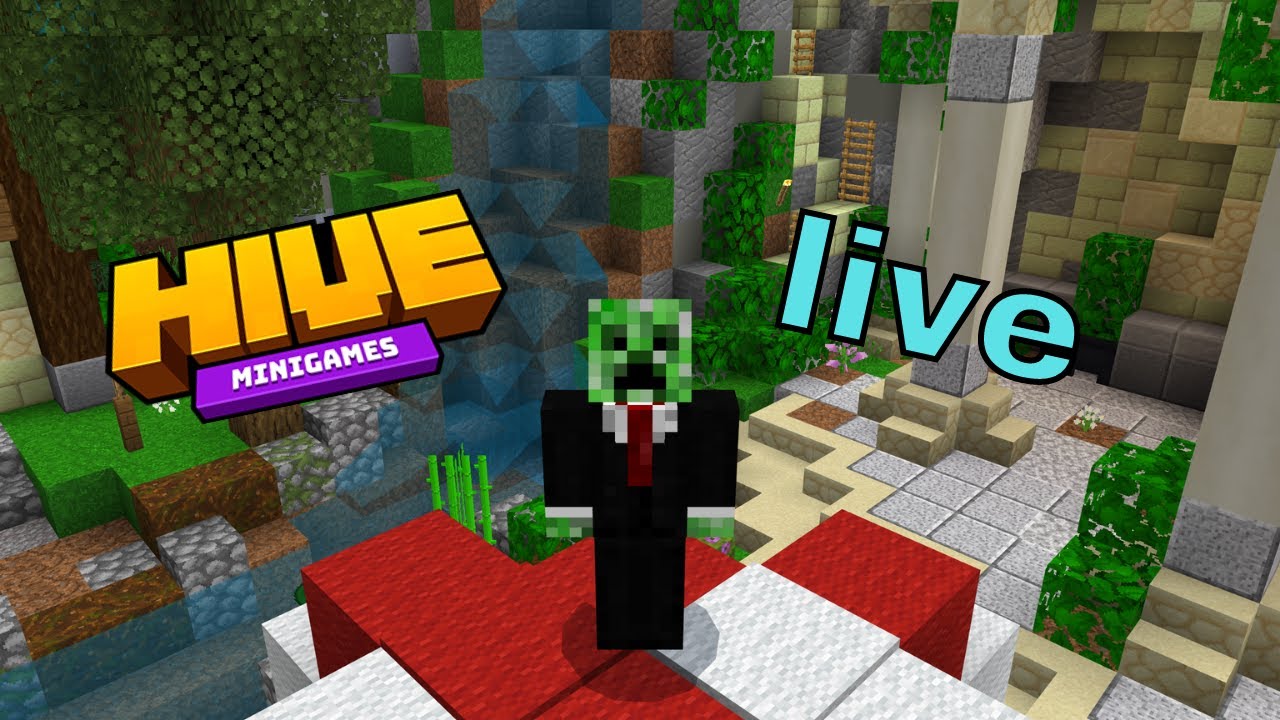Hive with Viewers but Creeper! (Hive Minecraft Live) - YouTube