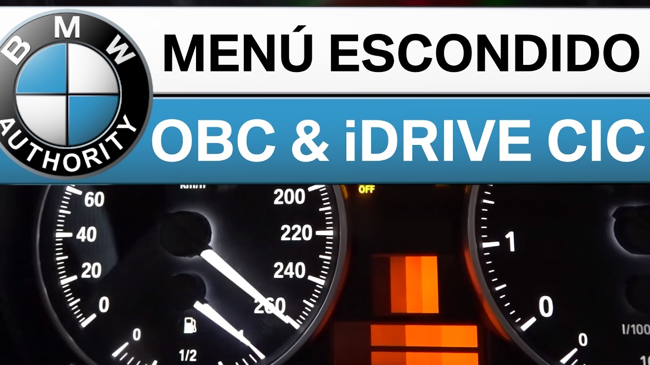 BMW - Como desbloquear el Menú escondido OBC & iDrive CIC - YouTube