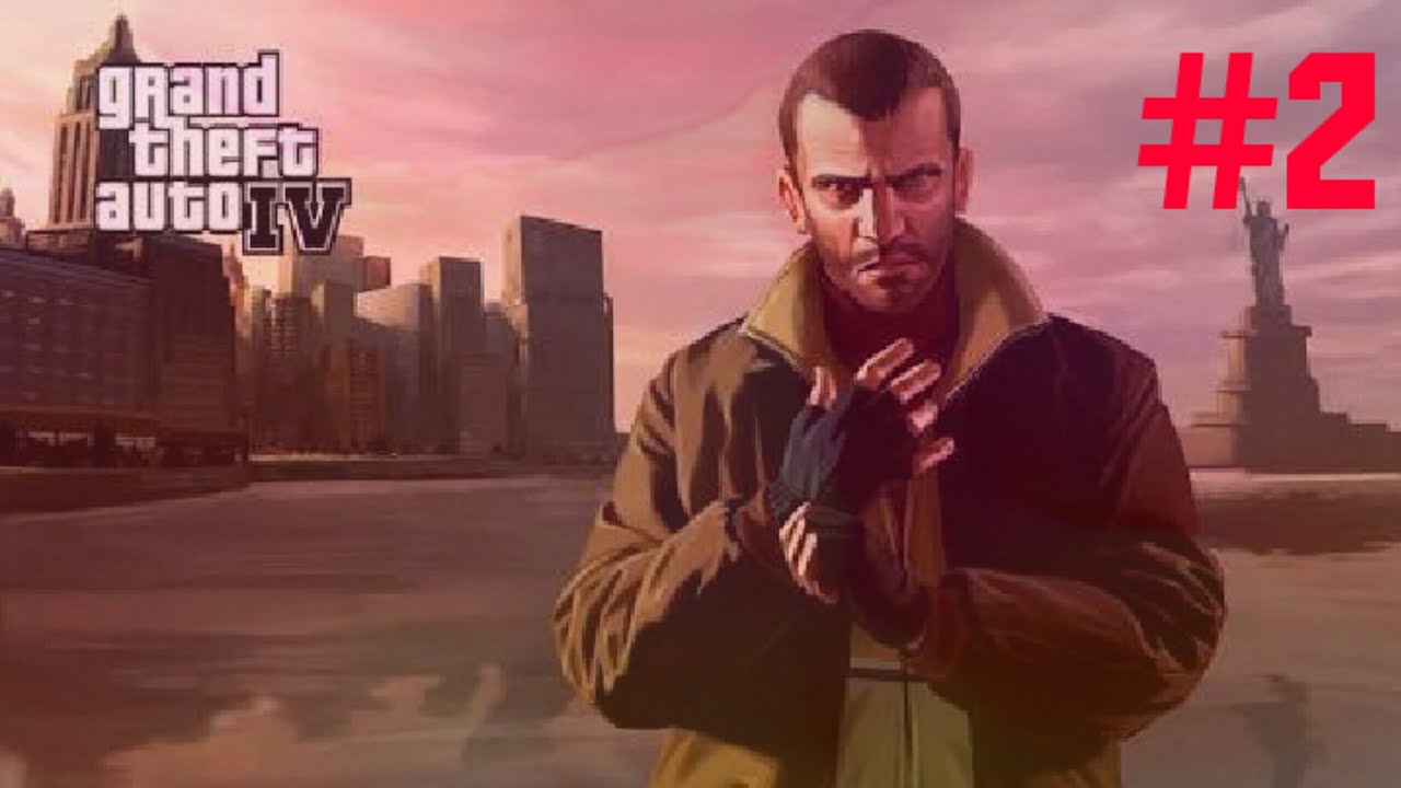 GTA 4 gameplay mission 2 save Roman from gang ( bleed out)#2 - YouTube