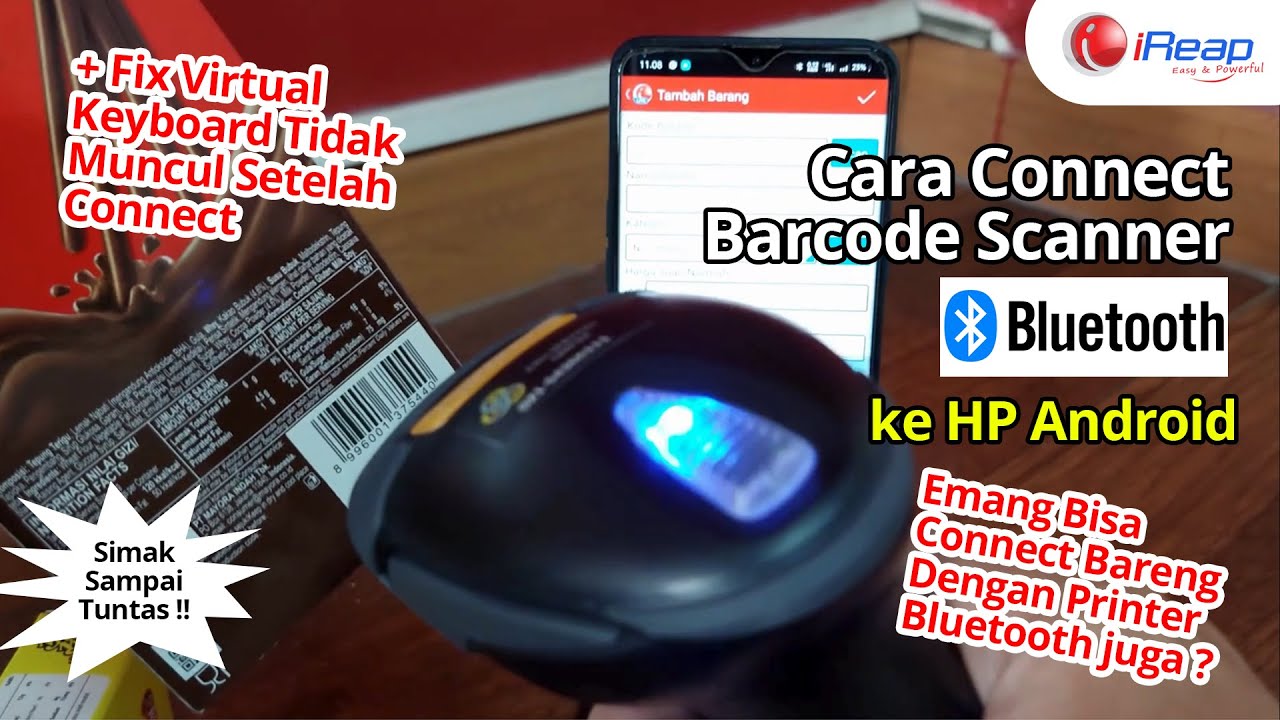 Cara Koneksi Bluetooth Barcode Scanner dan Printer Sekaligus + Aktifkan ...